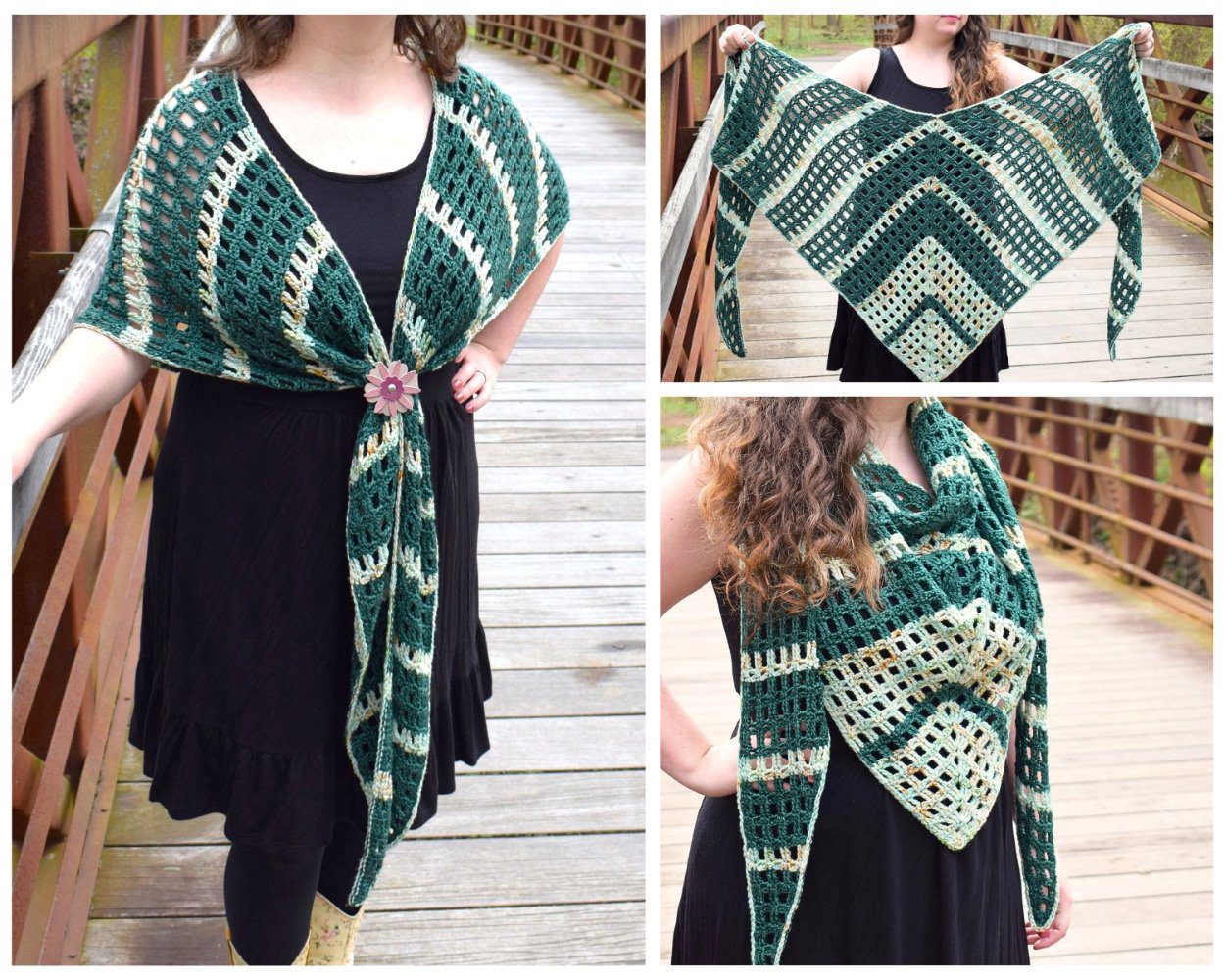 The Perfect Elegant Crochet Shawl Pattern - Simply Hooked by Janet