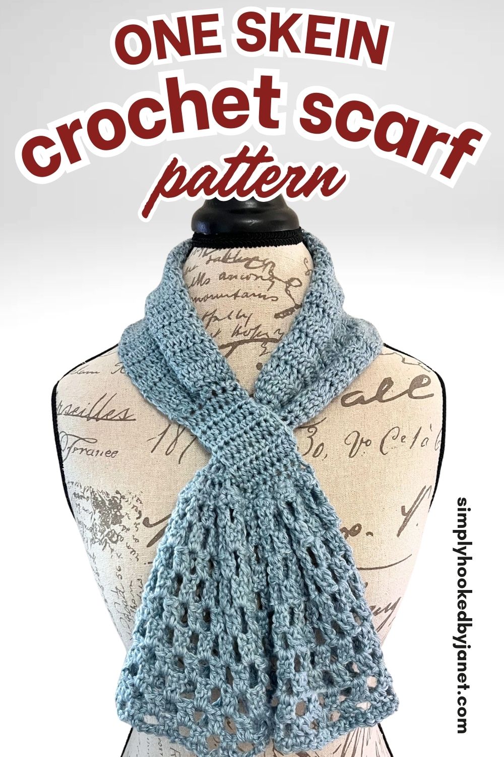 Effortless Style with a One Skein Crochet Keyhole Scarf Pattern ...