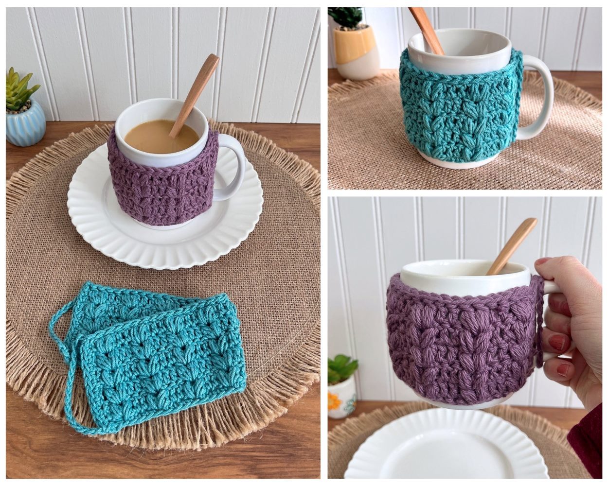 Crochet your Own Coffee Mug Cozy with this Quick Pattern! - Simply ...
